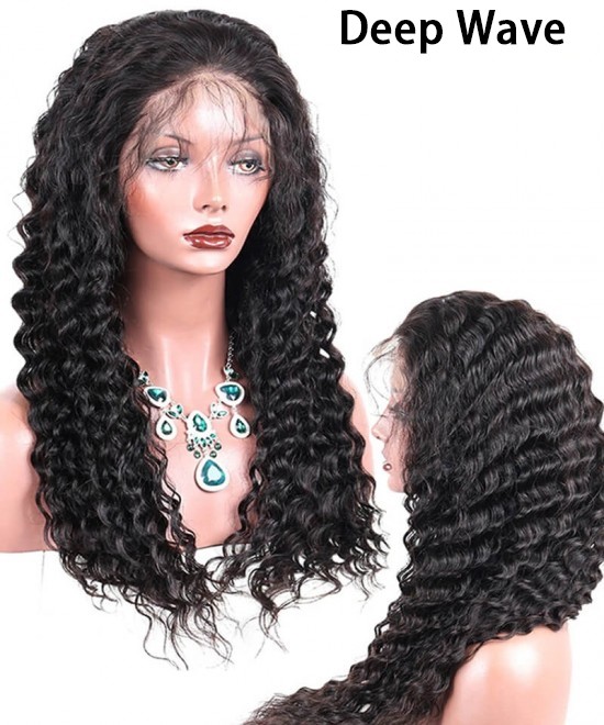 Dolago HD Undetectable 250% Deep Wave 13x6 Lace Front Wigs Human Hair With Invisible Knots ...