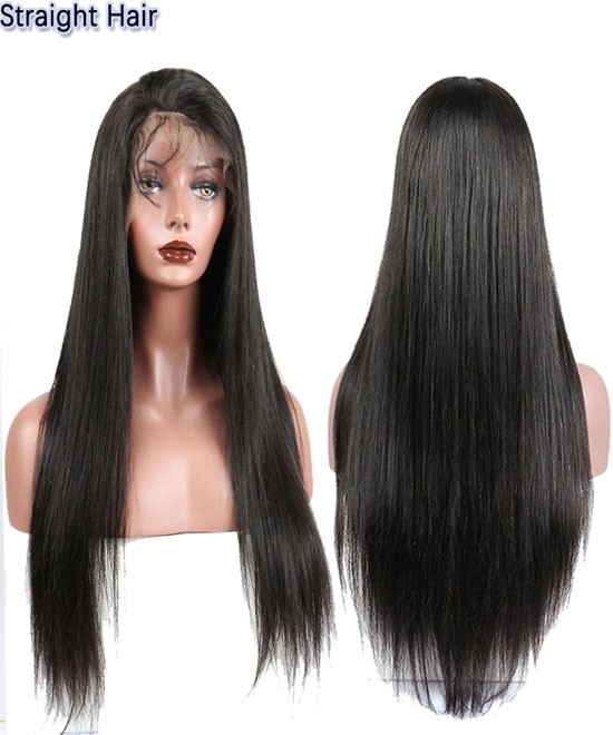 Dolago 130% Transparent Full Lace Human Hair Wigs For Black Women 10A ...
