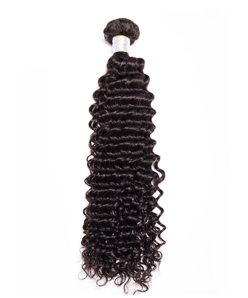 Peruvian Deep Wave Curly Hair Weave Bundles 100% Human Hair Weaving ...