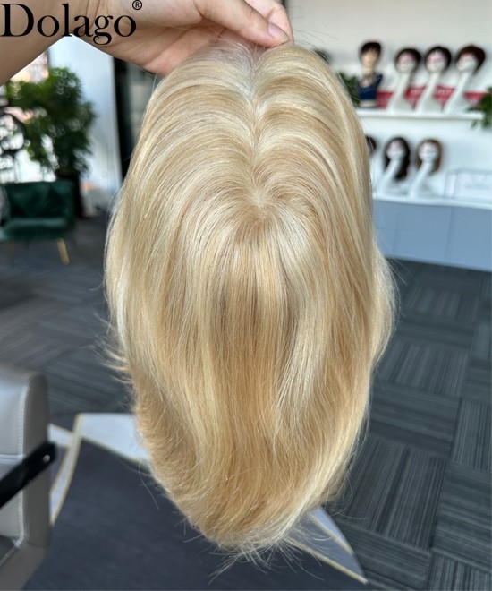 Dolago European Virgin Human Hair Medical Wigs For Alopecia And Chemo ...