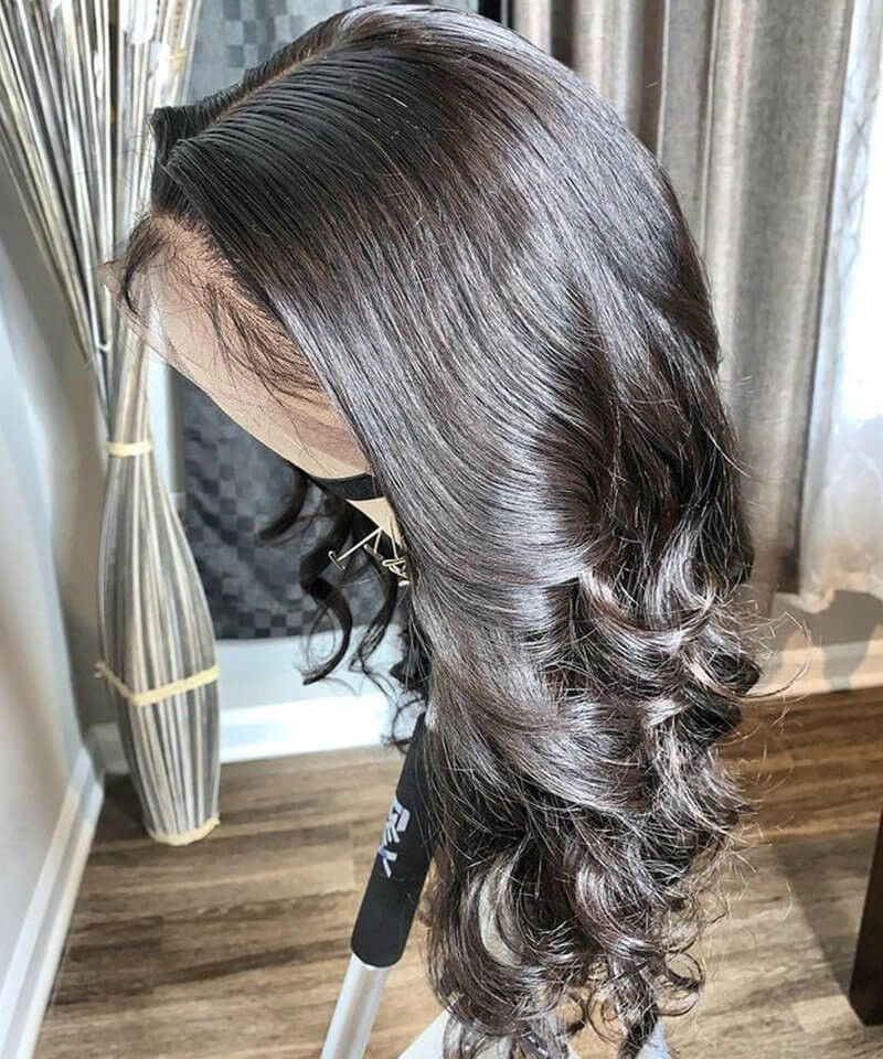 Transparent Full Lace Hair Wigs Body Wave HD Invisible Full Lace Wig