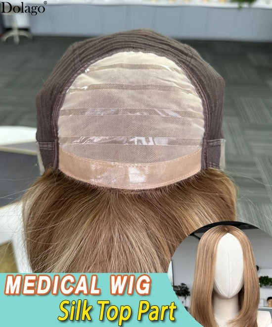 Dolago Natural Silk Top Medical Wigs For Cancer Patients Best 130% ...