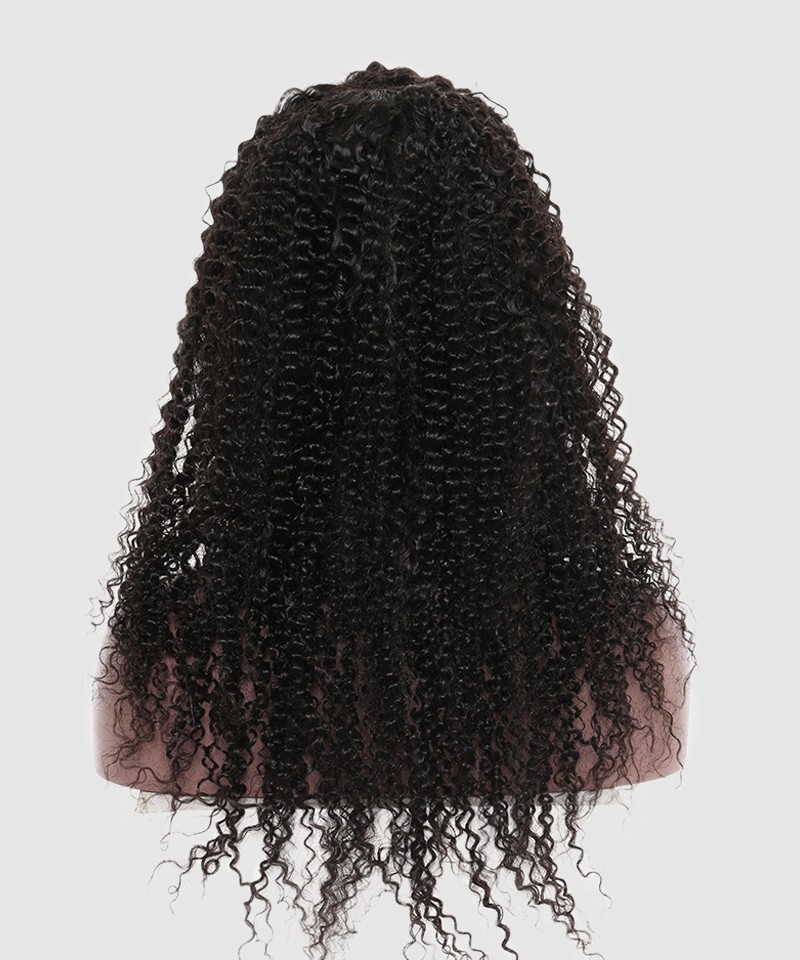 Dolago American Kinky Curly 13x6 Lace Front Wigs Human Hair For Black