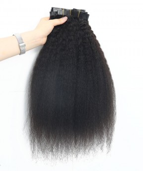Pu Clip In Hair Extensions